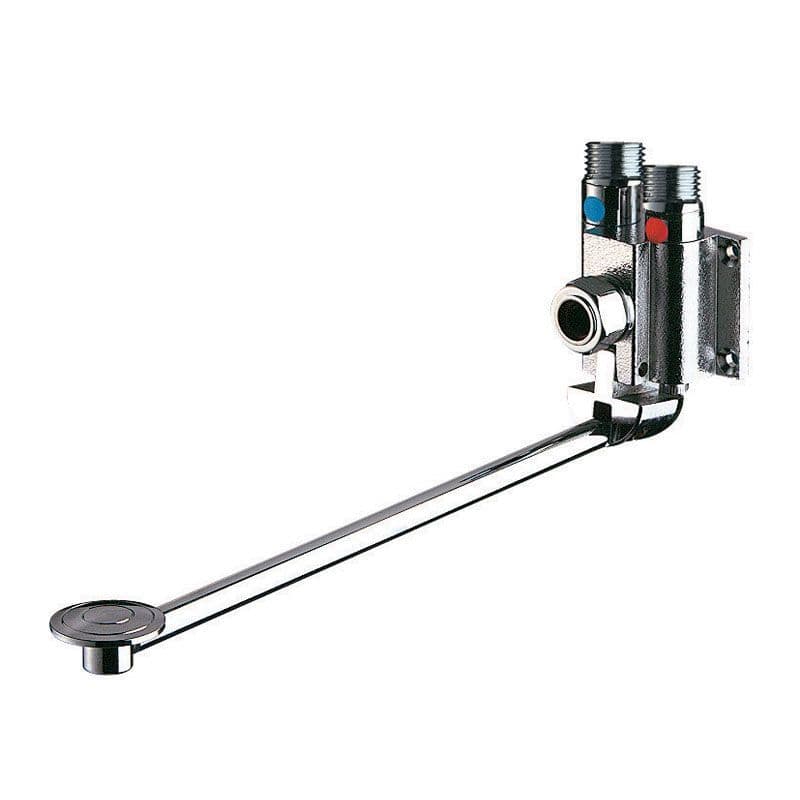 Delabie 739102 MIXFOOT Wall-Mounted Foot-Operated Mixer Valve