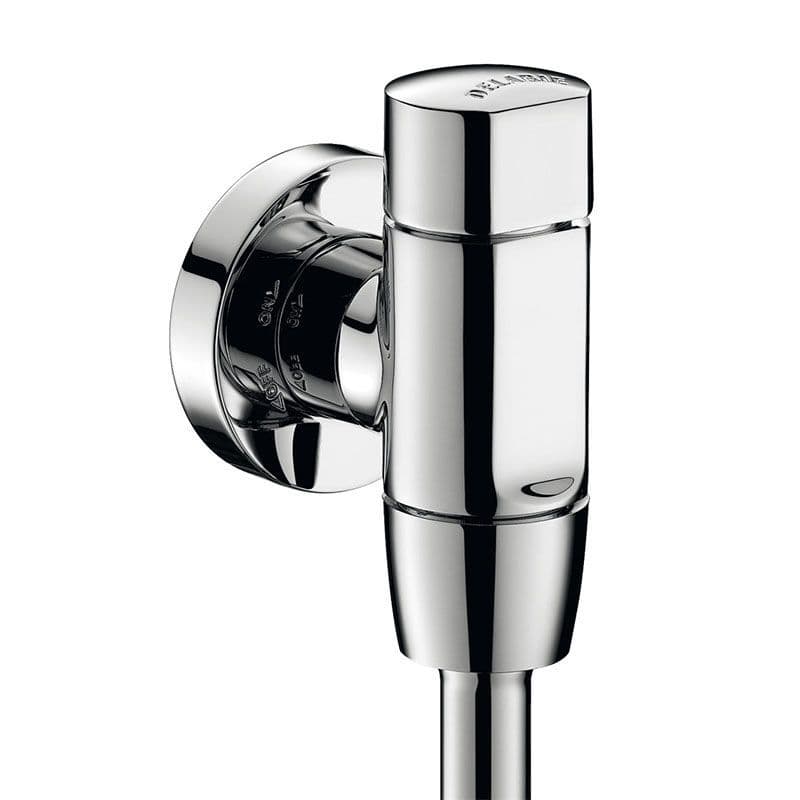 Delabie 778755 TEMPOFLUX Wall-Mounted Push Time-Flow Angled Urinal ...