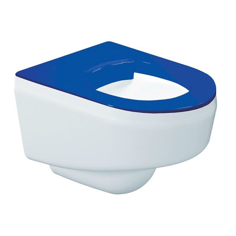DVS High Security Wall-Hung WC Pan - Blue