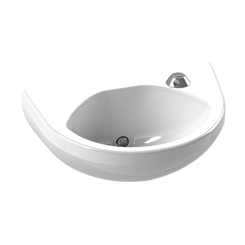 DVS Safe En-Suite Wall-Mounted Low Profile Basin - Right Tap Hole