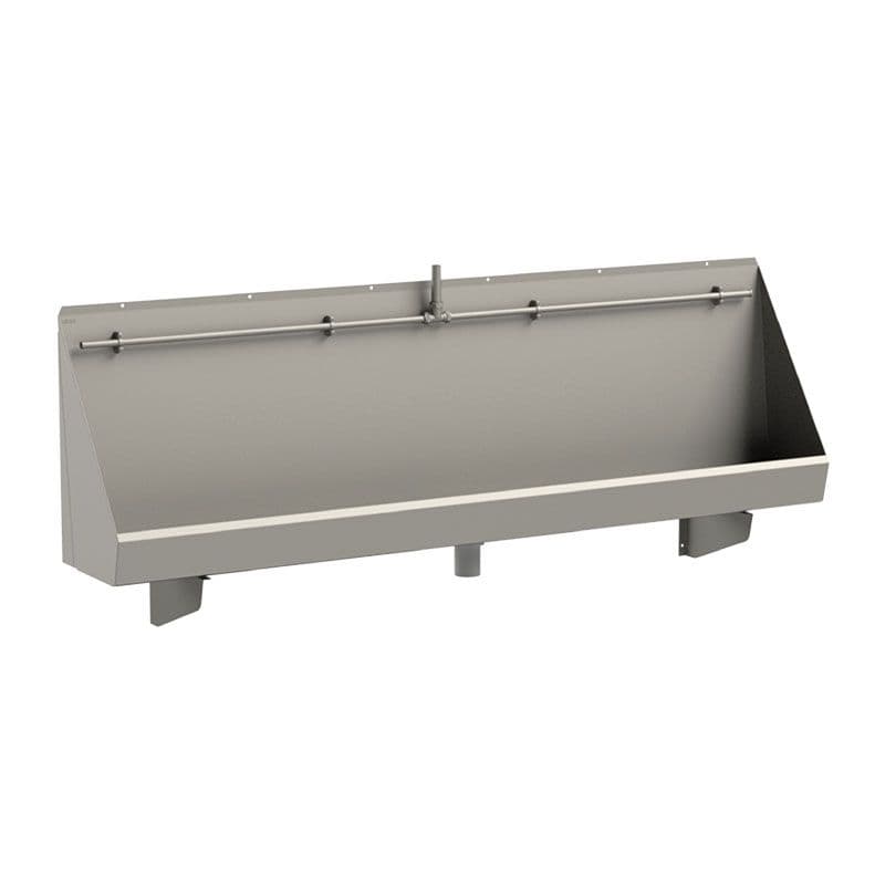 Franke Centinel CEN180E 1800mm Wall-Mounted Stainless Steel Urinal ...