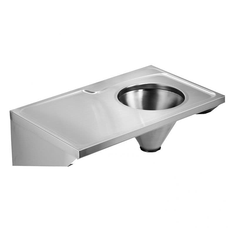 Franke G22016L Slop Hopper with Left-Hand Drainer for Concealed Cisterns