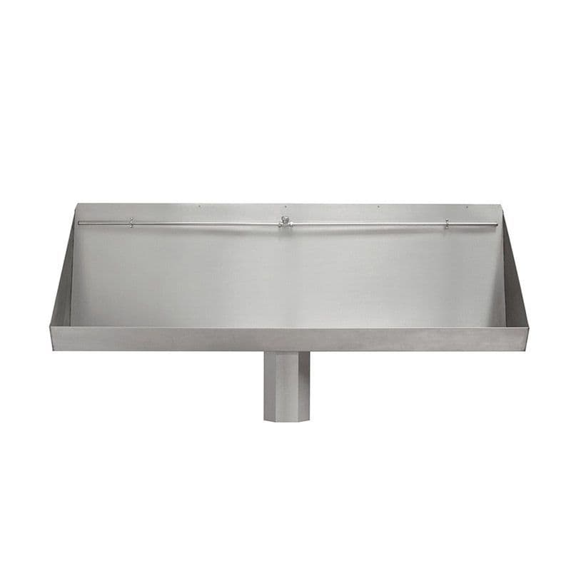 H&L 1800mm Wall-Mounted Stainless Steel Urinal Trough with Concealed ...