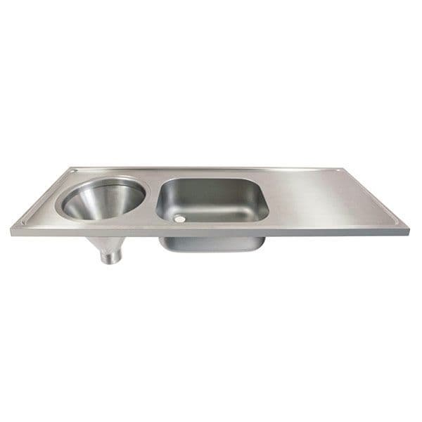 H&L Combined Sink & Sluice / Slop Hopper with Concealed Cistern -HTM 64 ...