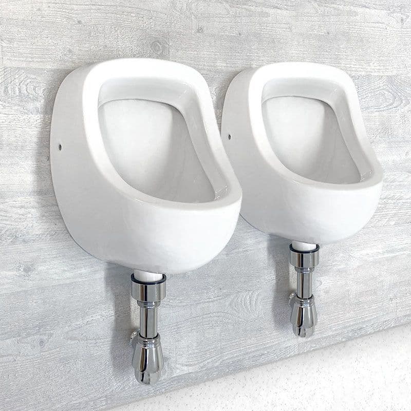 Healey & Lord 2 Station Junior Series Urinal Kit - Back Inlet