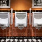 Healey & Lord Ceramic Urinal Divider - Black