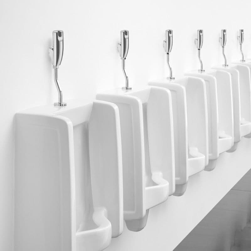 Healey & Lord Florida Urinal with Exposed PIR Direct Flush Valve