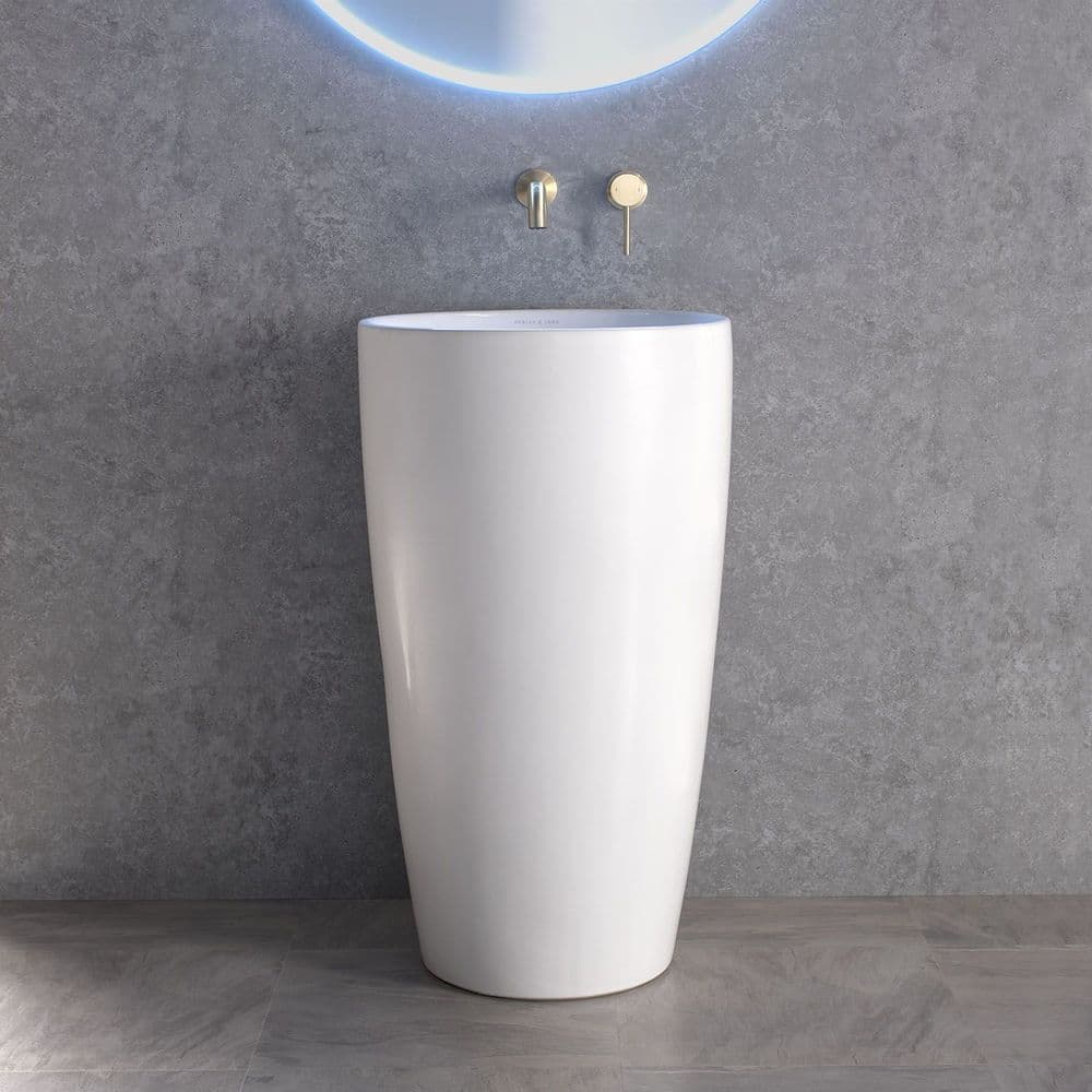 Healey & Lord Modern Freestanding Column Wash Basin