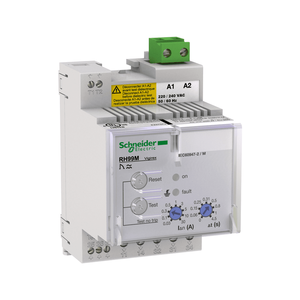 56195 Schneider Electric Residual Current Monitoring Relay Vigirex ...