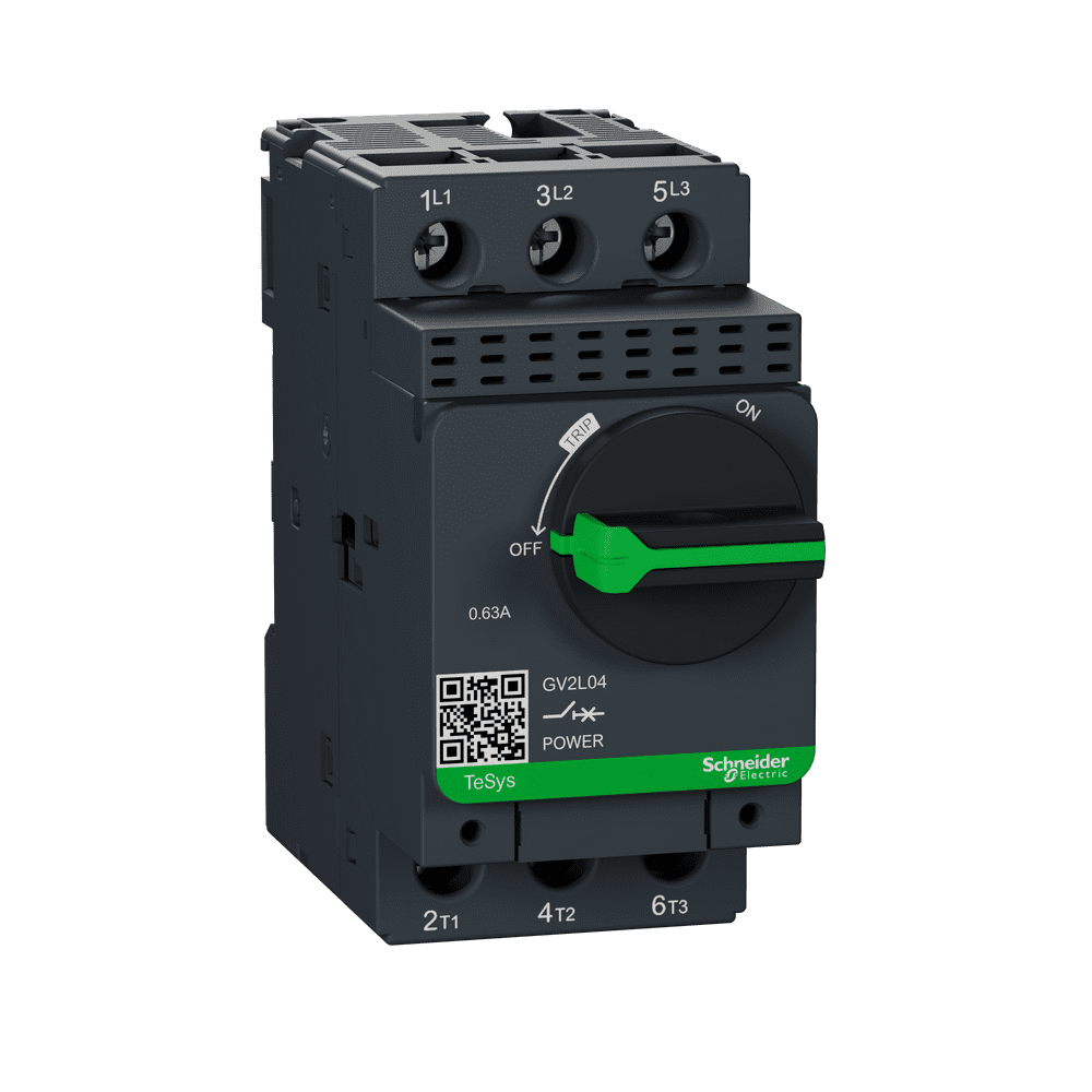 GV2L04 Schneider Electric Motor Circuit Breaker Tesys Gv2 3P 0 63 A ...