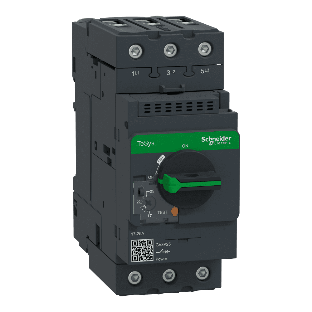 GV3P25 Schneider Electric Motor Circuit Breaker Tesys Gv3 3P 17-25 A ...