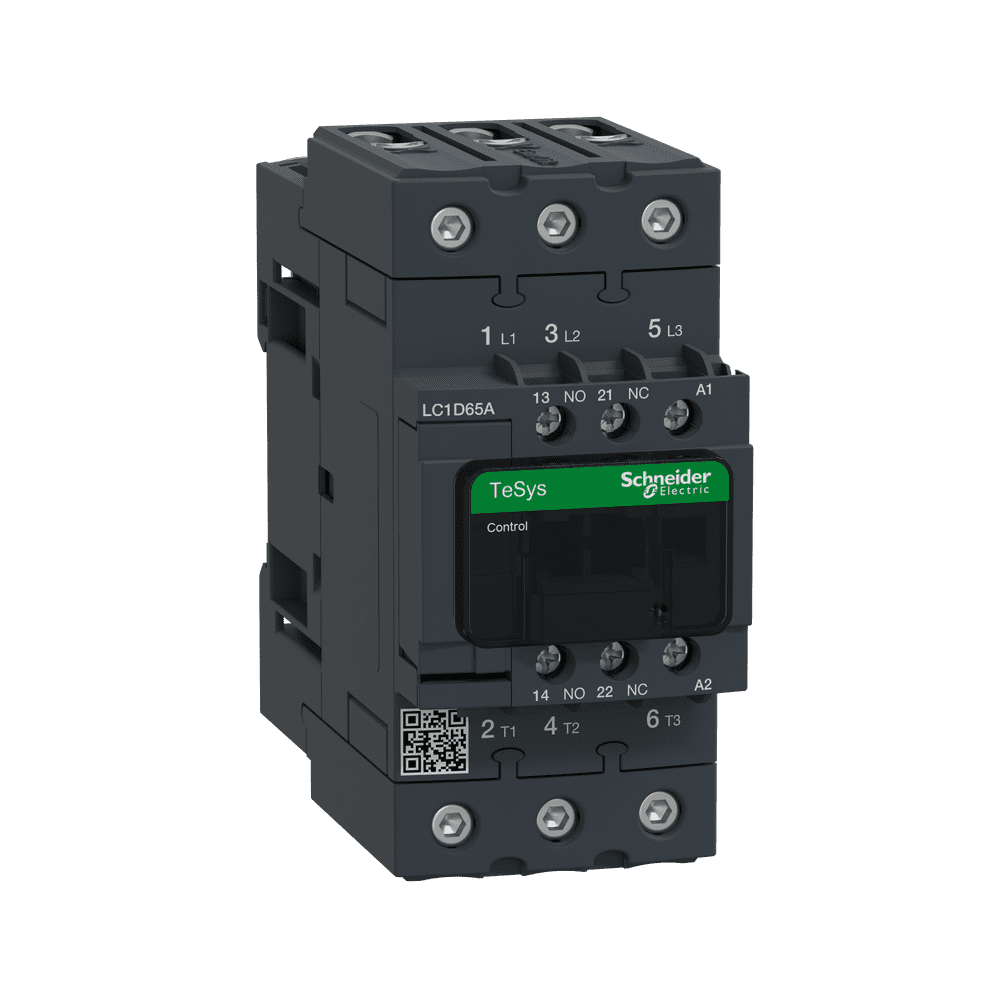 LC1D65AM7 Schneider Electric Tesys D Contactor - 3P 3 No - Ac-3 - 440 V ...