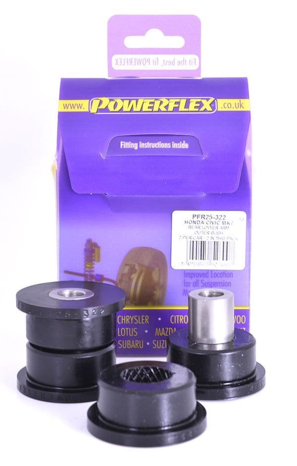 For Honda CR-V Mk2 Powerflex Rear Lower Arm Outer Front Bush 12mm PFR25-322
