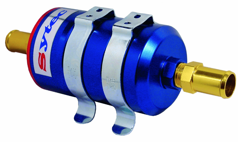 BULLET FUEL FILTER 15MM-15MM BLUE BULLETA9-B
