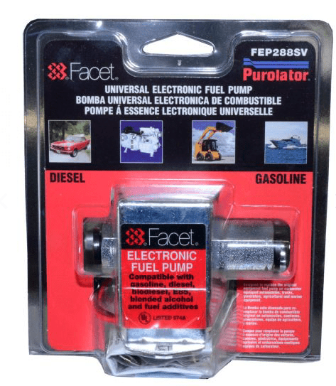Facet 40288 Solid State Fuel Pump Clamshell Kit FEP288SV