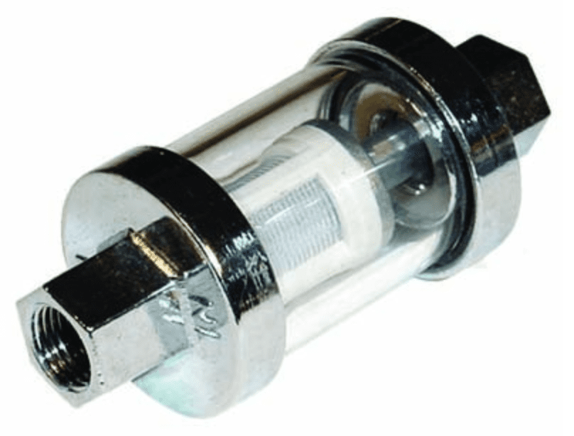 PRO-FUEL CLEANABLE SHORT FUEL FILTER 1/8TH NPTF FEMALE ENDS PRO826