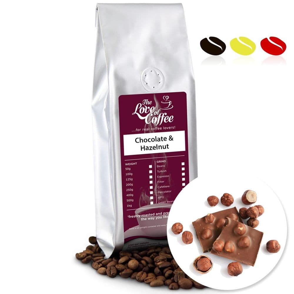 Chocolate & Hazelnut | Flavoured Coffee | FREE Standard Delivery On ...