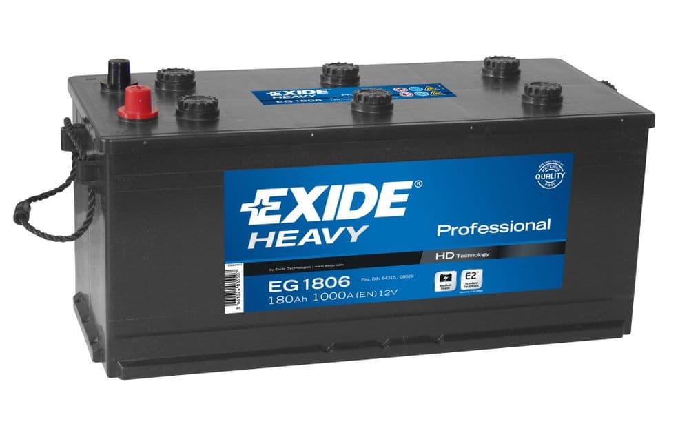 620SE-OPP Exide Start Pro - Heavy Professional Power (EG1806) 12v 180Ah ...