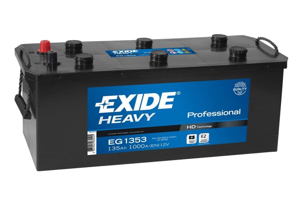 622SE Exide Start Pro - Heavy Professional Power (EG1353) 12v 135Ah ...