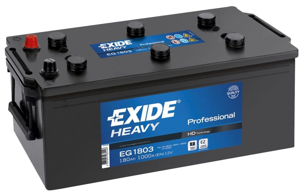 629SE Exide Start Pro - Heavy Professional Power (EG1803) 12v 180Ah ...