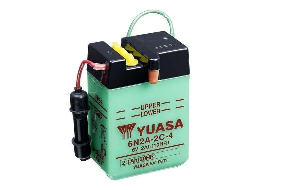 Yuasa 6N2A-2C-4 6v 2Ah Motorcycle Battery - Collect Instore at The ...