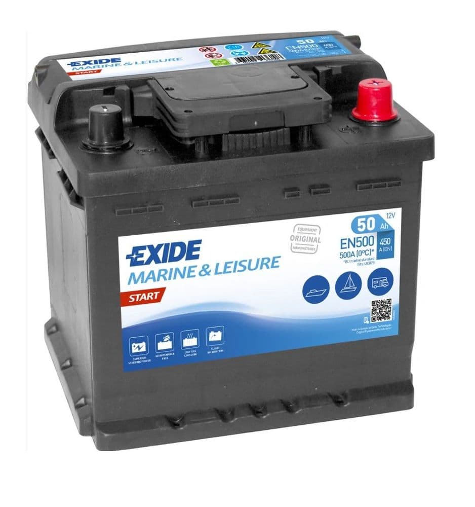 EN500 Exide Start From £58.33 EX VAT Buy Online from The Battery Shop
