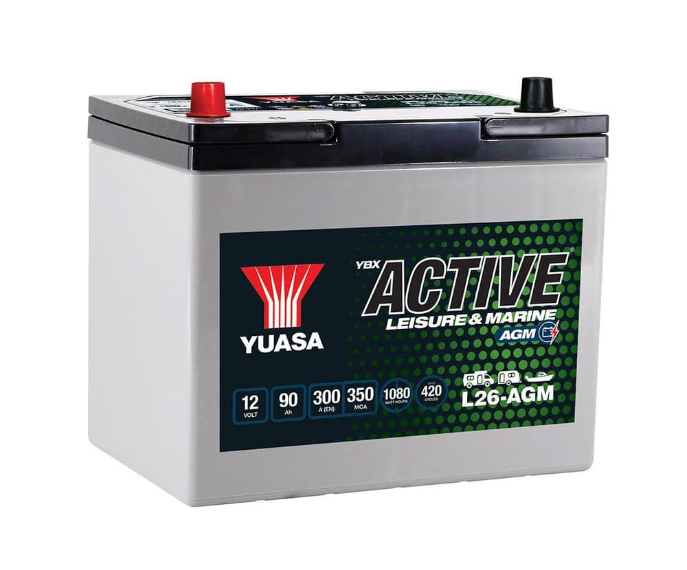 L26-EFB Yuasa Active Leisure Battery 12v 90Ah Buy Online from The ...