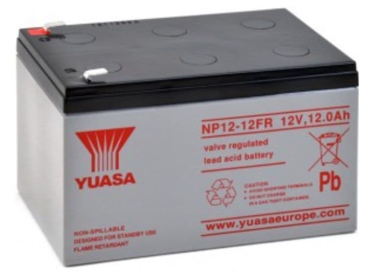 NP12-12FR Yuasa 12v 12Ah Lead Acid Battery From £29.99 EX VAT Buy ...