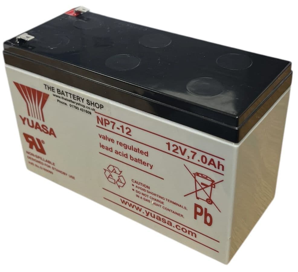 NP7-12 Yuasa 12v 7Ah VRLA Rechargeable Lead Acid Battery - Buy online ...
