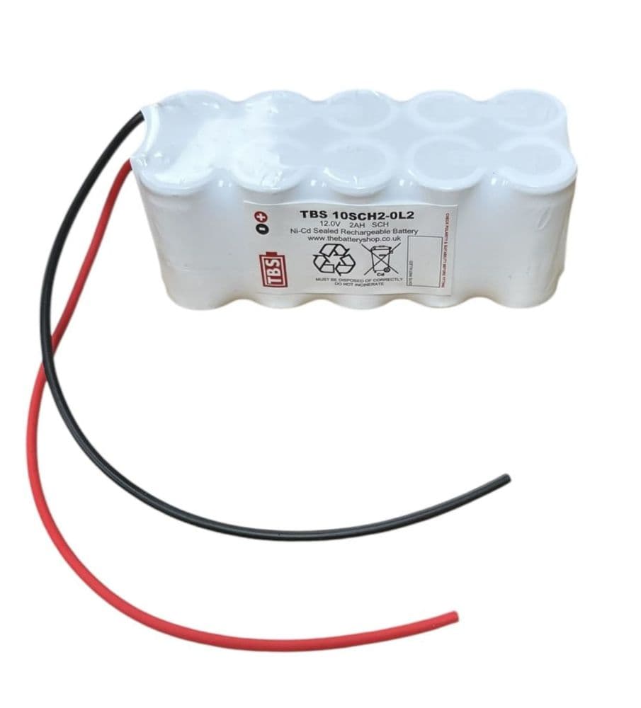 TBS 10SCH2-0L2 12.0v 2.0Ah Ni-Cd Battery Pack Buy Online from The ...