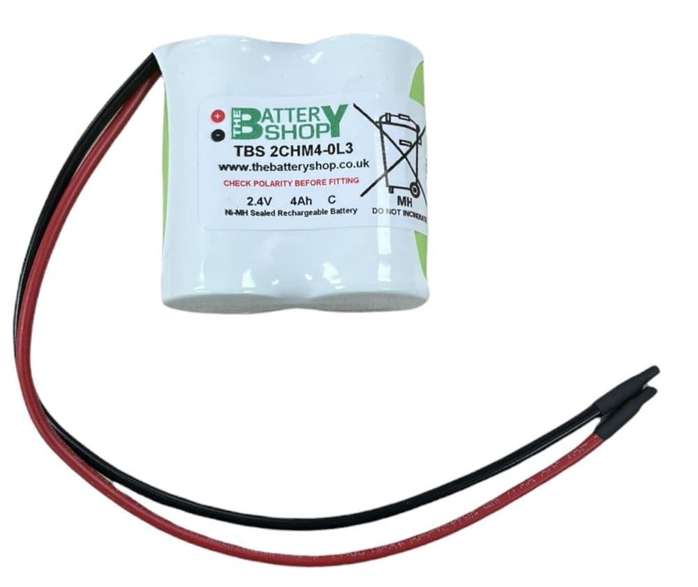 TBS 2CMH4-0L3 2.4v 4.0Ah Ni-Mh Battery 2CHM4-0L3 Buy Online from The Battery Shop