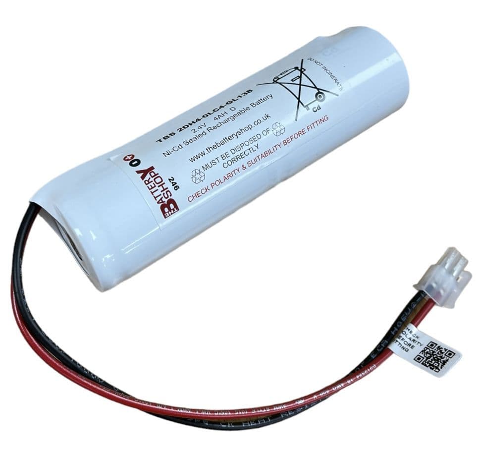 TBS 2DH4-0LC4-GL138 2.4v 4.0Ah Ni-Cd Battery Pack Buy Online from The ...