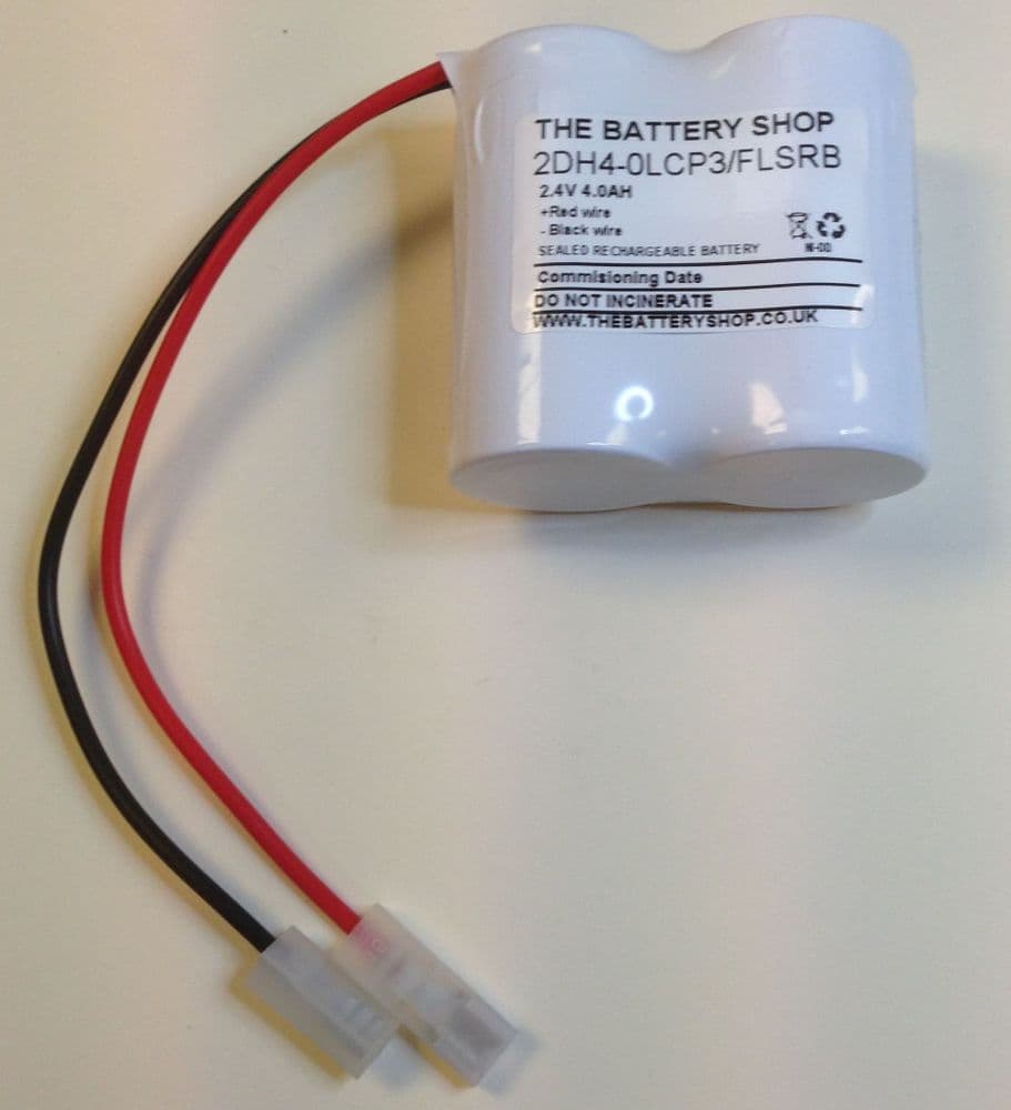 2DH4-0LCP3-FLSRB Battery 2.4v 4.0Ah Ni-Cd From £5.67 EX VAT Buy Online ...