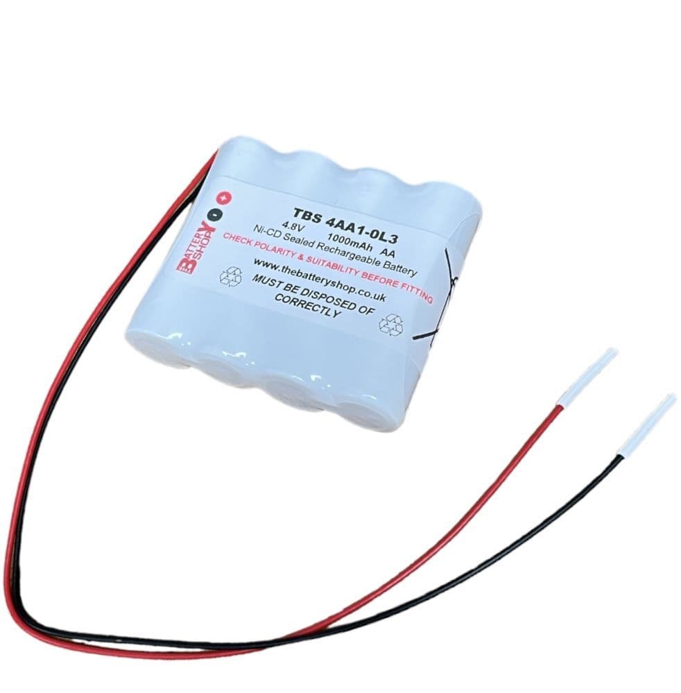 TBS 4AA1-0L3 4.8v 1000 mAh Ni-Cd Battery Pack Buy Online from The ...