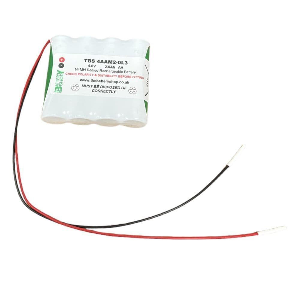 TBS 4AAM2-0L3 4.8v 2.0Ah Ni-Mh Battery Pack Buy Online from The Battery ...