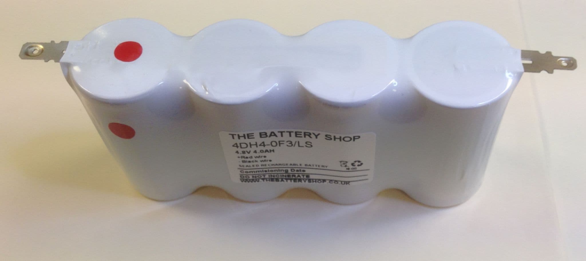 4DH4-0F3/LS 4.8v 4.0Ah Ni-Cd Battery From £11.25 EX VAT Buy Online from ...