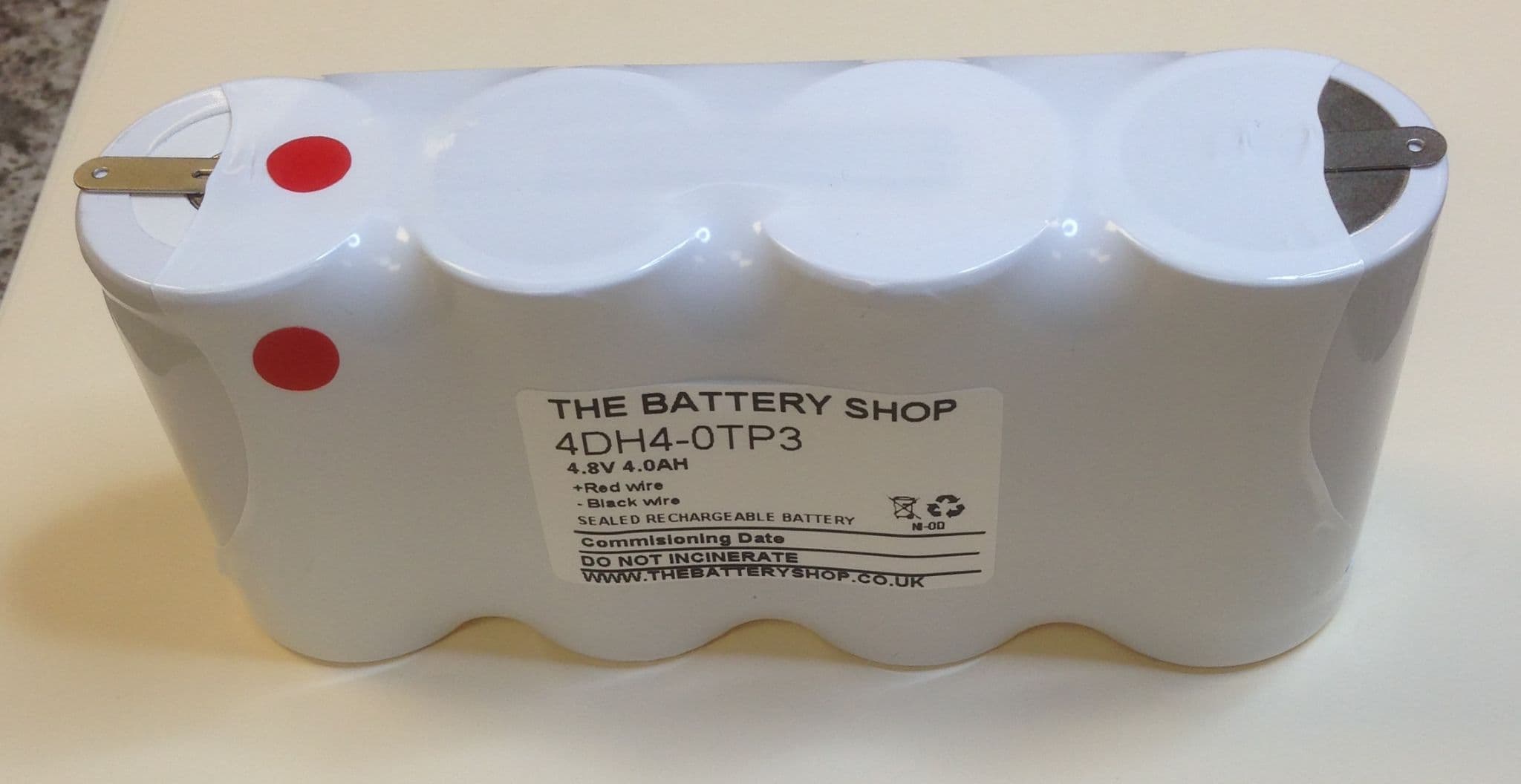 4DH4-0TP3 4.8v 4.0Ah Ni-Cd Battery From £10.83 EX VAT Buy Online from ...