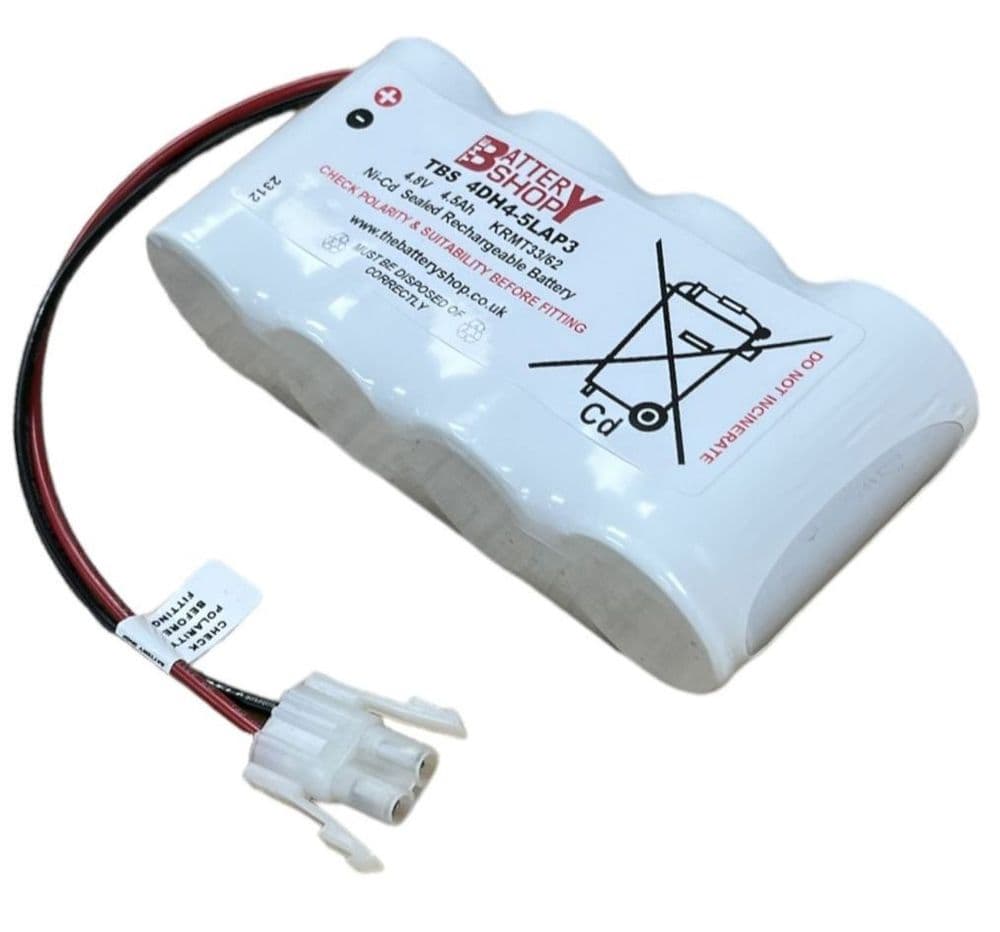 TBS 4DH4-5LAP3 4.8v 4.5Ah Ni-Cd Battery Pack Buy Online from The ...
