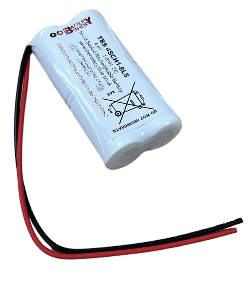 TBS 4SCH1-8L5 4.8v 1.8Ah Ni-Cd Battery Pack Buy Online from The Battery ...