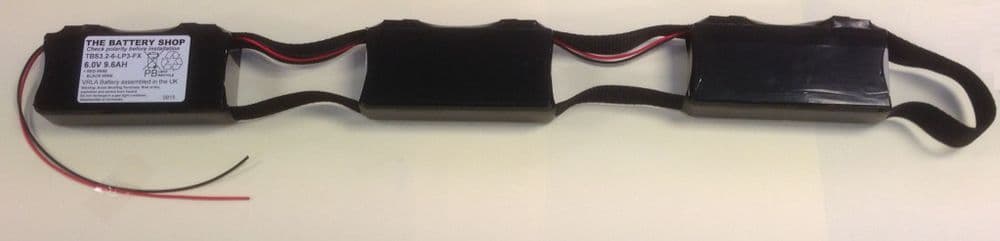 TBS3.2-6-LP3-FX 6V 9.6AH VRLA Emergency Lighting Battery Pack From £33 ...
