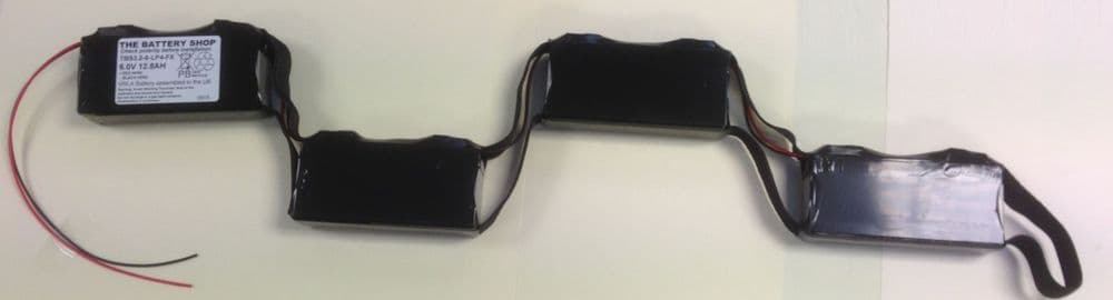 TBS3.2-6-LP4-FX 6V 12.8AH VRLA Emergency Lighting Battery Pack From £43 ...