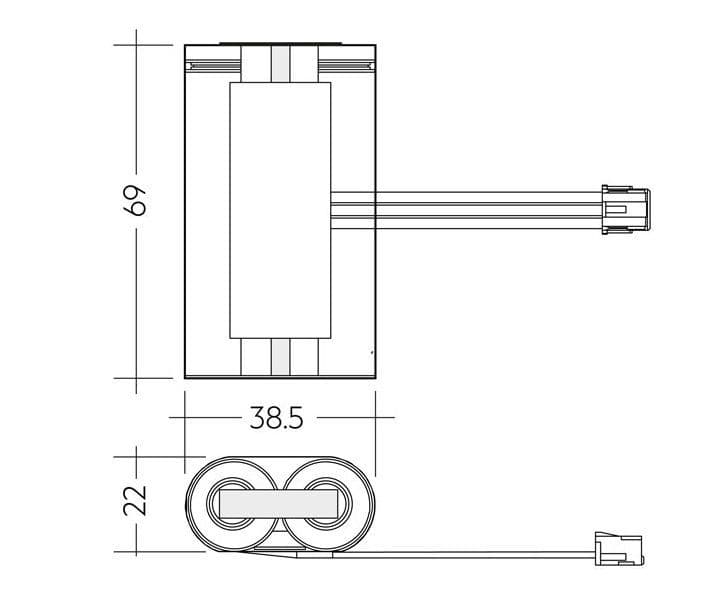Tridonic 28003554 ACCU-LiFePO4 3.0Ah 2B CON R2A SM 3.2v LiFEPO4 ...