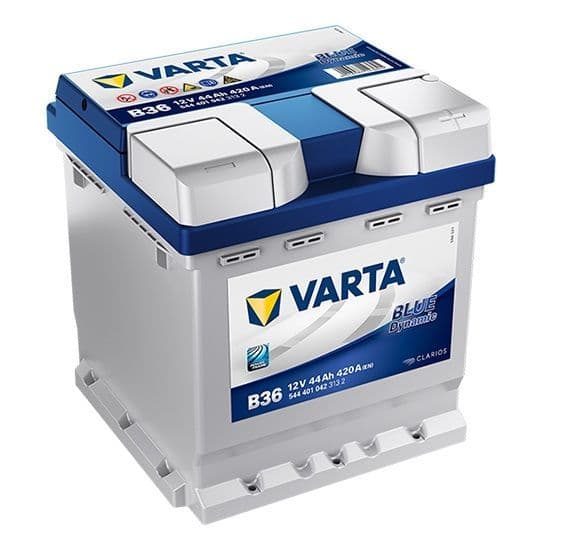 Varta B36 Blue Car Battery 12v 44Ah 420A (544 401 042, 544401042, 202 ...
