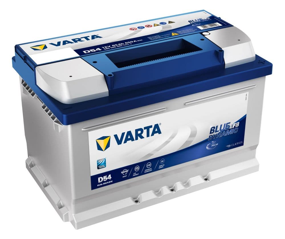 565 500 065 Varta Stop Start Battery (D54, 100EFB) Buy Online from The ...