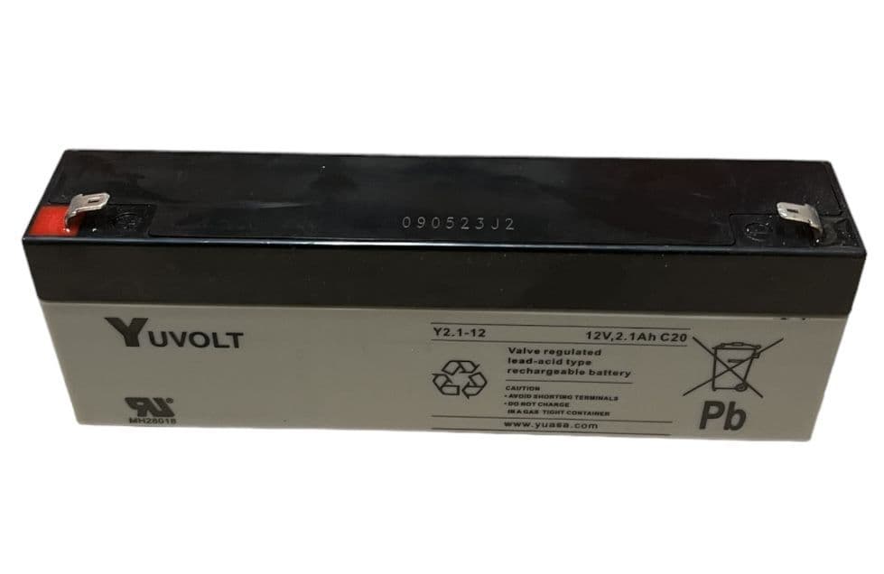Y2.1-12 Yuasa Yucel / Yuvolt 12v 2.1Ah Lead Acid Battery Buy Online ...