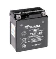 Yuasa YTX7L-BS 12v 6Ah Motorcycle Battery Buy Online from The Battery Shop