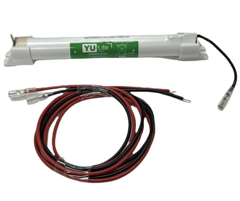 Yuasa Yu-Lite Ni-Mh 2QQMH4-0LFT4 2.4v 4000mAh Battery Pack (with Leads ...