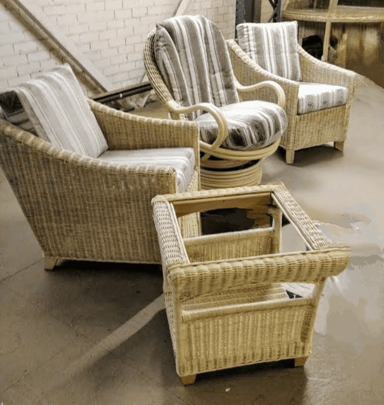 Dijon Package - x2 Chairs Swivel Chair & Side Table