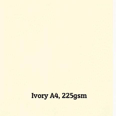 Craft UK A4 Ivory 225gsm Card