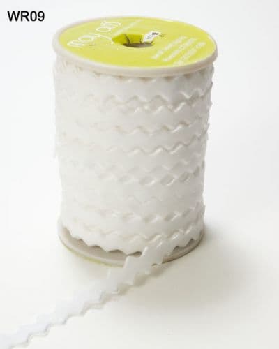 May Arts Velvet Ric Rac Ivory